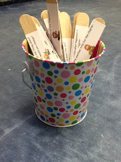 Chasing Checkereds With Cannon: Guided Reading- Question Sticks